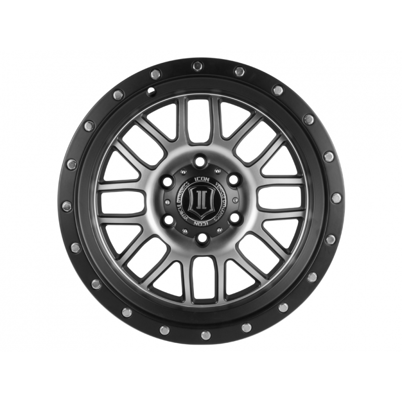 ALPHA | 17" | Satin Black & Machined Finish - Demello Offroad